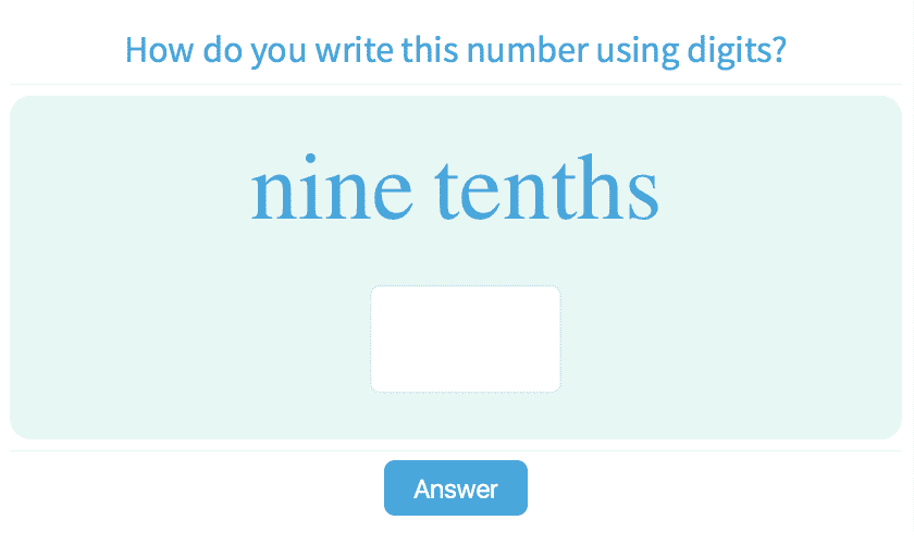 Sixth Class - Practice with Math Games